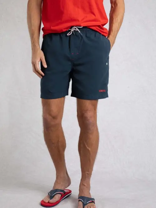 WEIRD FISH Banning Swim Short - Navy