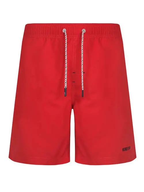 WEIRD FISH Banning Swim Short - Retro Red
