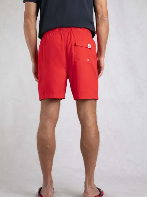 WEIRD FISH Banning Swim Short - Retro Red