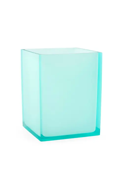 Jonathan Adler Hollywood Wastebasket - Celadon
