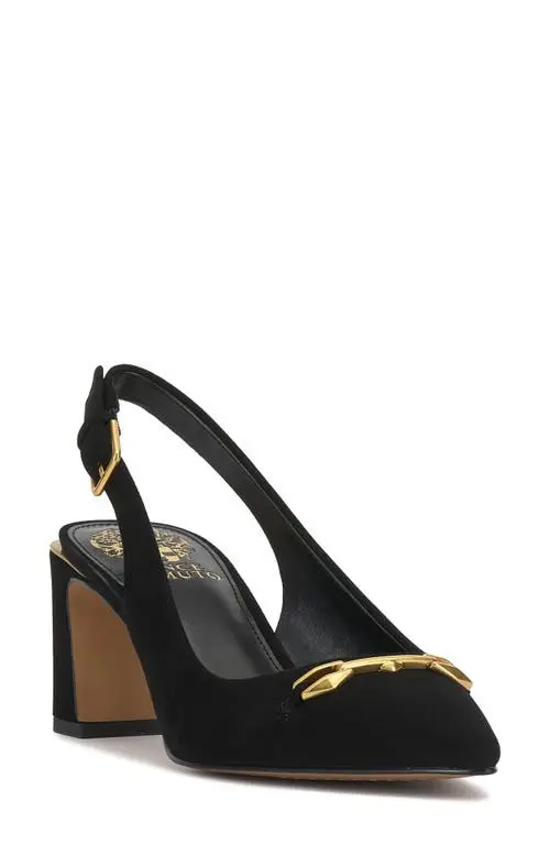 Vince Camuto Hamden Pointed Toe Slingback Pump - Black