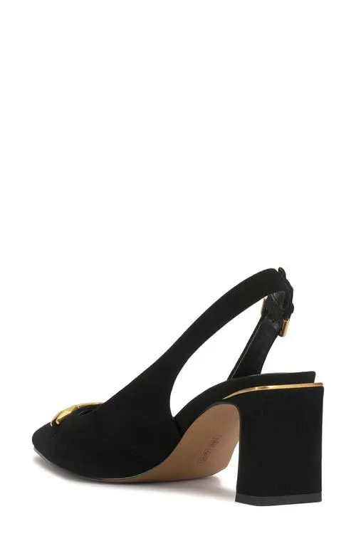 Vince Camuto Hamden Pointed Toe Slingback Pump - Black