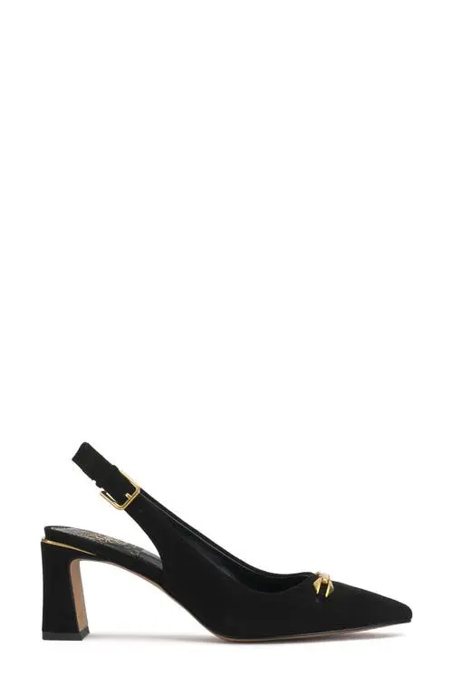 Vince Camuto Hamden Pointed Toe Slingback Pump - Black