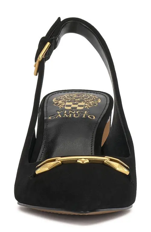 Vince Camuto Hamden Pointed Toe Slingback Pump - Black