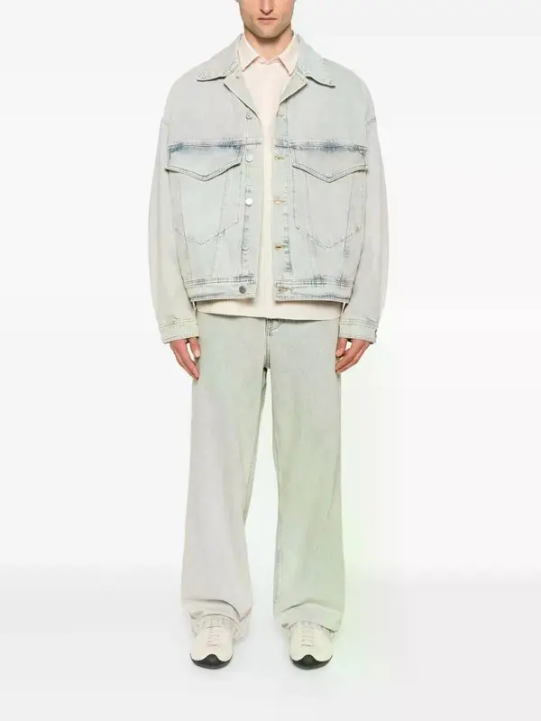 ÉTUDES STUDIO Ring-detail Straight Leg Jeans