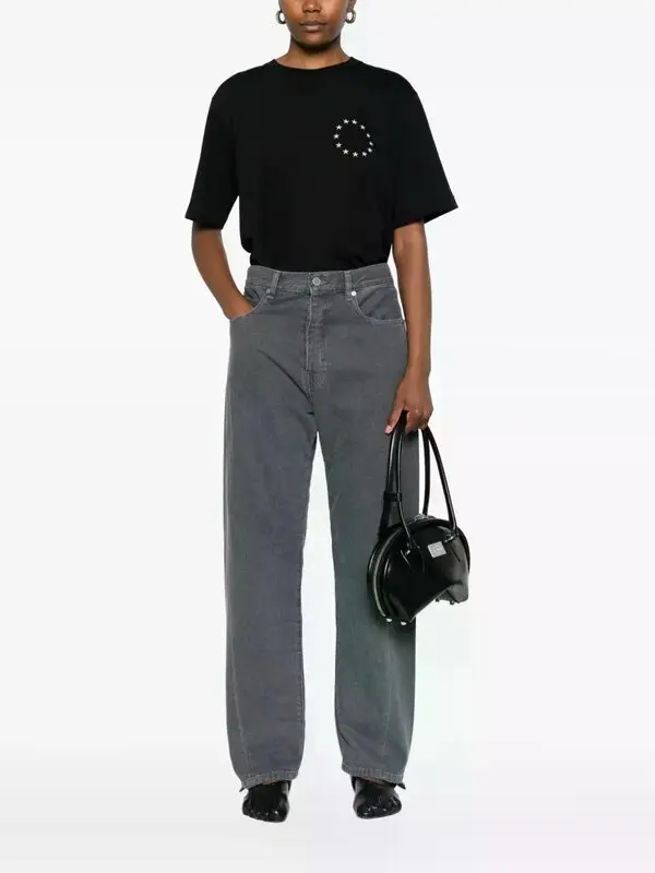 Études Studio Europa Star-embellished T-shirt - Black