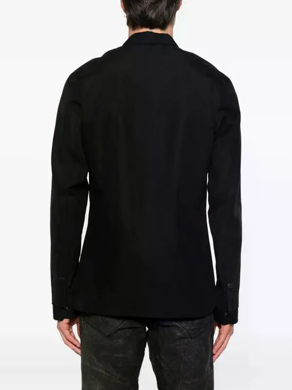 LAYER ZERO Button-detail Long-sleeve Shirt