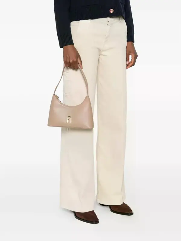 Furla Leather Shoulder Bag - Neutrals