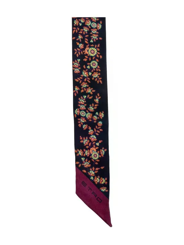 Etro Paisley-print Silk Scarf