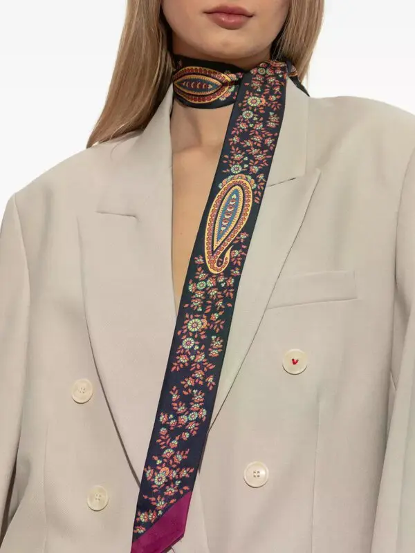 Etro Paisley-print Silk Scarf