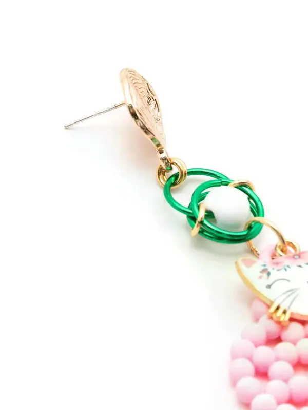 AMIR SLAMA Charm-appliqué Drop Earrings