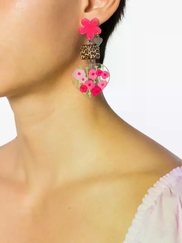 AMIR SLAMA Charm-detail Drop Earrings