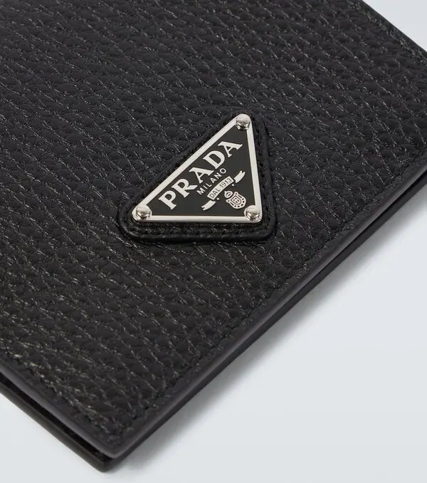 Prada Logo Leather Wallet