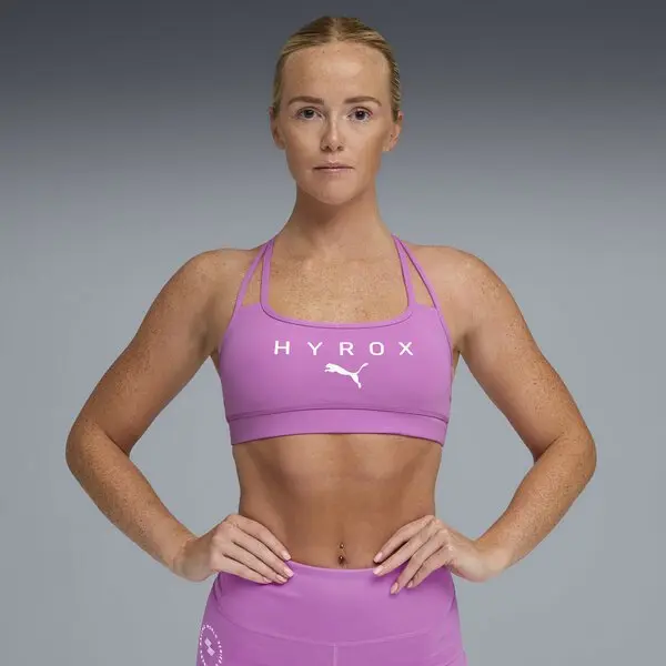 PUMA X Hyrox Move Moisture Wicking, Low Impact Sports Bra - Pink