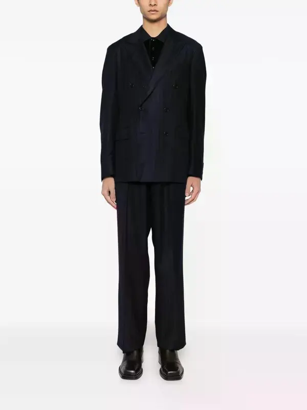 Canali Pinstripe Double-breasted Suit