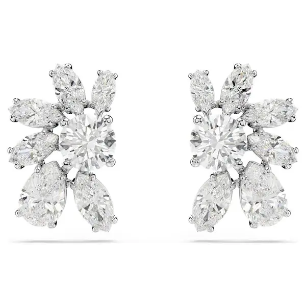 SWAROVSKI Mesmera Stud Earrings - White