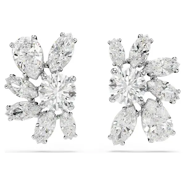 SWAROVSKI Mesmera Stud Earrings - White