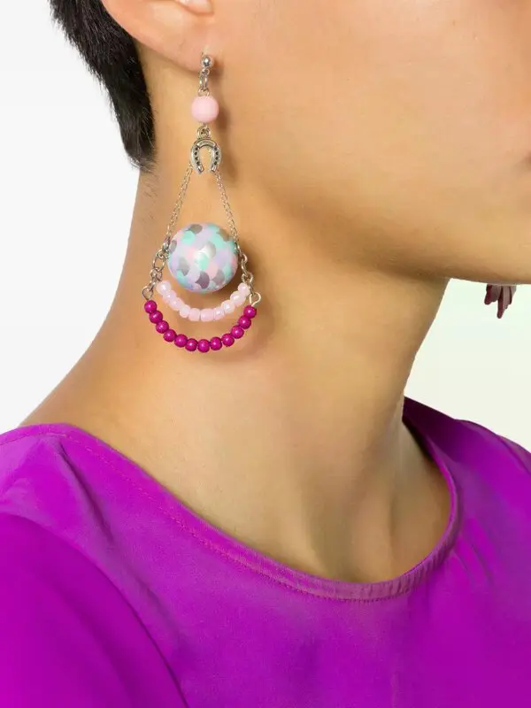 AMIR SLAMA Flower-motif Drop Earrings