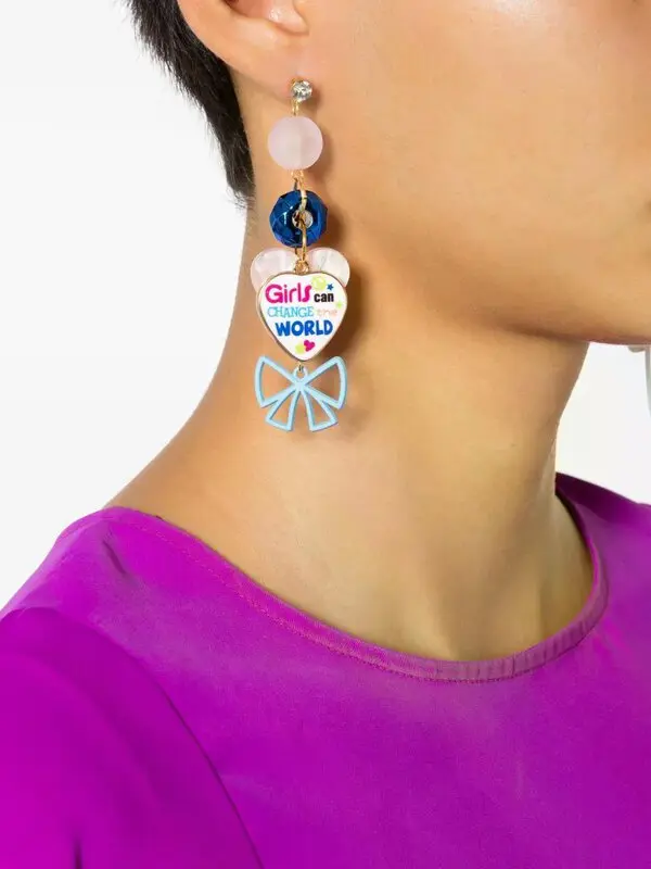 AMIR SLAMA Bow-motif Drop Earrings