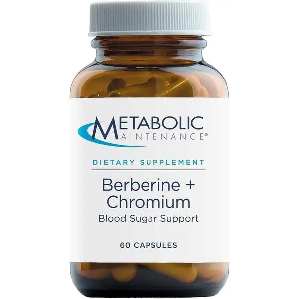METABOLIC MAINTENANCE Berberine + Chromium 60 Capsules - One-color