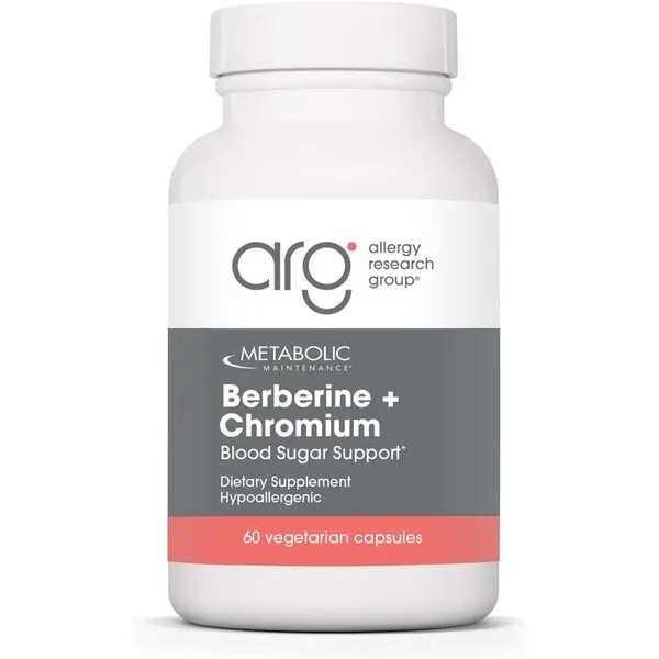 METABOLIC MAINTENANCE Berberine + Chromium 60 Capsules - One-color