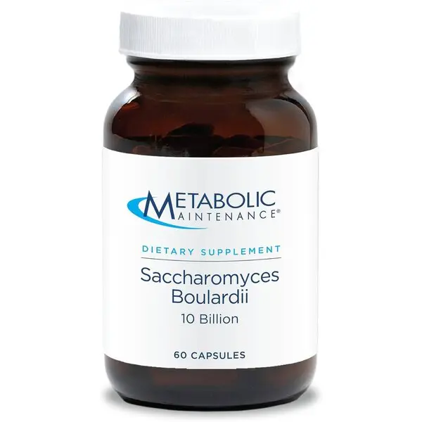 METABOLIC MAINTENANCE Saccharomyces Boulardii 10 Billion 60 Capsules - One-color