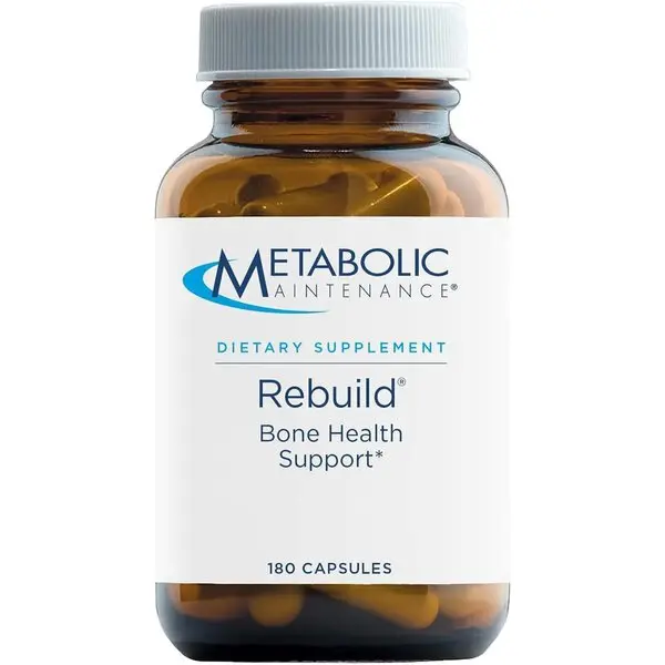 METABOLIC MAINTENANCE Rebuild Bone Health Support 180 Capsules - One-color