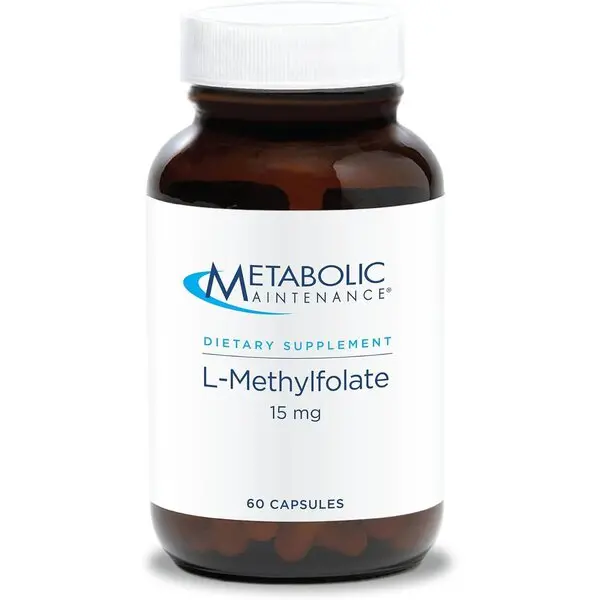 METABOLIC MAINTENANCE L-methylfolate 15mg 60 Capsules - One-color