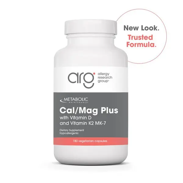METABOLIC MAINTENANCE Cal/mag Plus W/ Vit D And K-2 180 Capsules - One-color