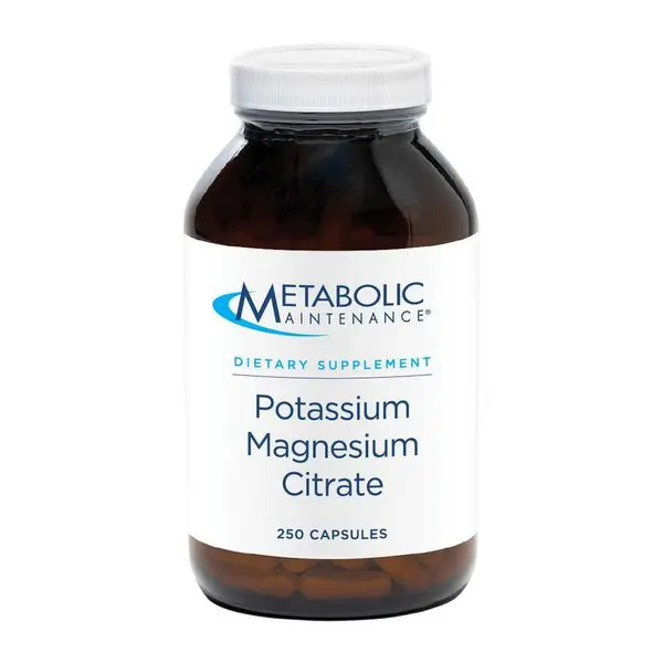 METABOLIC MAINTENANCE Potassium Magnesium Citrate 250 Capsules - One-color