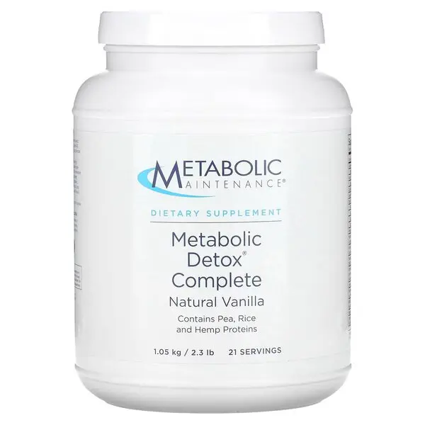 METABOLIC MAINTENANCE Metabolic Detox Complete Natural Vanilla 1050 Grams - One-color
