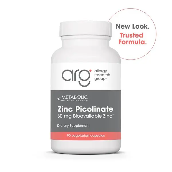 METABOLIC MAINTENANCE Zinc Picolinate 30mg 90 Capsules - One-color
