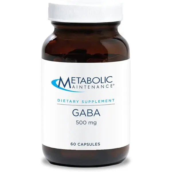 METABOLIC MAINTENANCE Gaba 500mg 60 Capsules - One-color