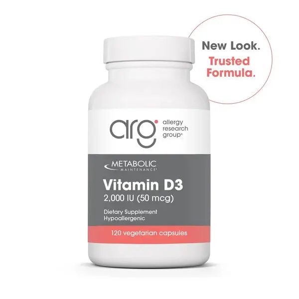 METABOLIC MAINTENANCE Vitamin D-3 2000 Iu 120 Capsules - One-color