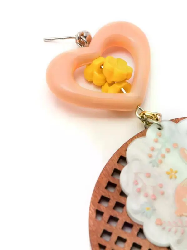 AMIR SLAMA Duck Motif Drop Earrings