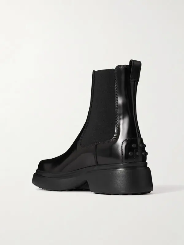 TOD'S Gomma Leather Chelsea Boots