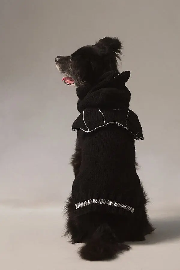 Anthropologie Wool Halloween Pet Sweater