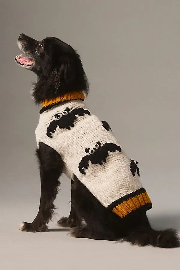 Anthropologie Wool Halloween Pet Sweater