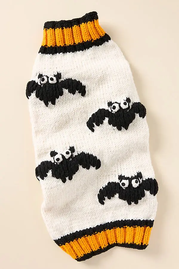 Anthropologie Wool Halloween Pet Sweater