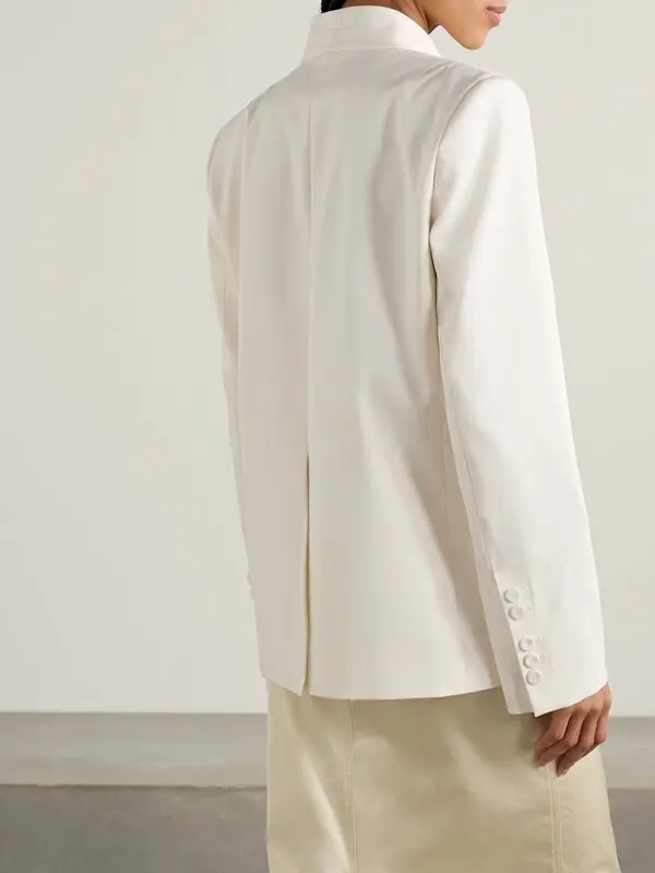 TWP Pleated Linen Blazer