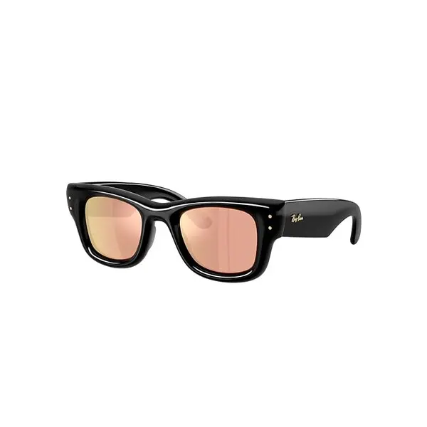 Ray-ban Wayfarer Puffer Sunglasses - Pink/black