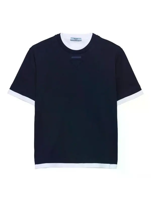 Prada Logo-triangle T-shirt