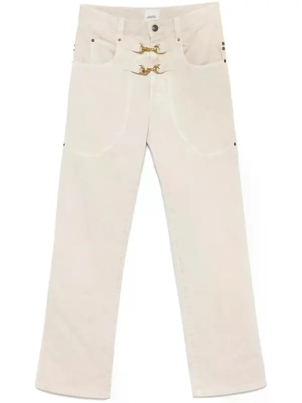 Isabel Marant Étoile Brinley Jeans - Neutrals