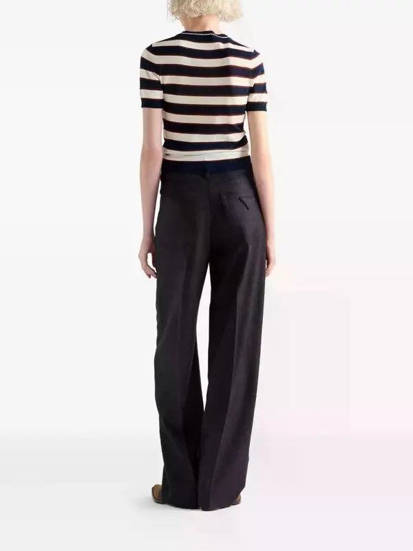 Prada Striped Knit Top