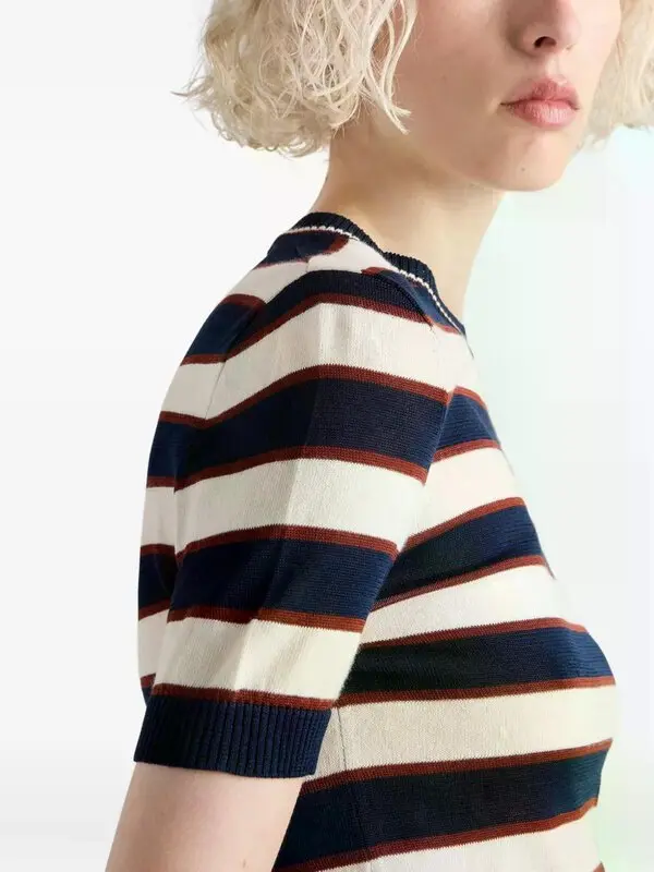 Prada Striped Knit Top
