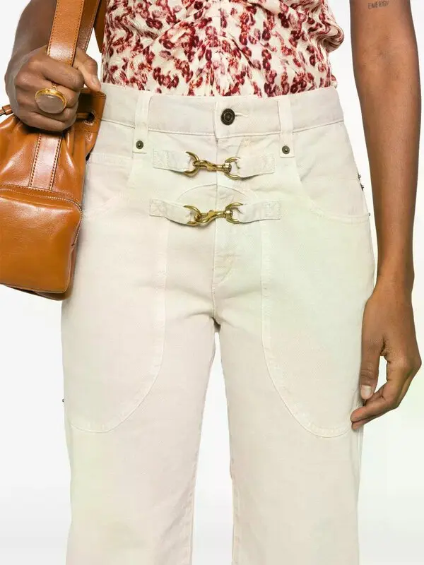 Isabel Marant Étoile Brinley Jeans - Neutrals
