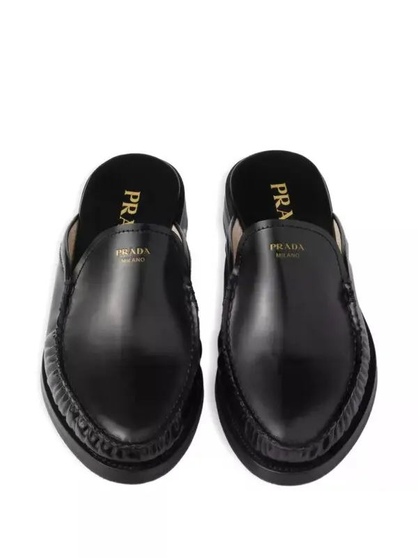 Prada Leather Mules