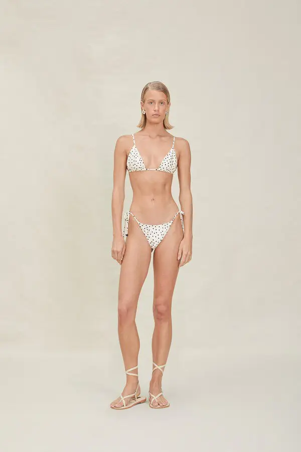 Devon Windsor Emerson Triangle Bikini Top - Natural