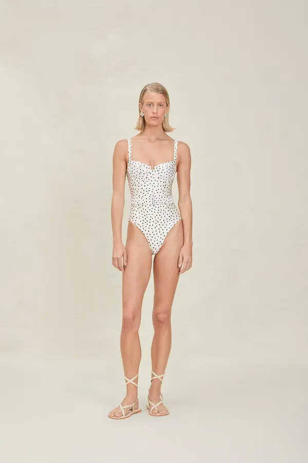Devon Windsor Freya Full-piece Swimsuit - Natural