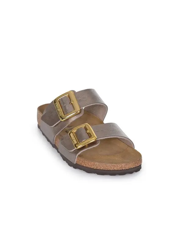 BIRKENSTOCK Arizona Big Buckle Leather Slides